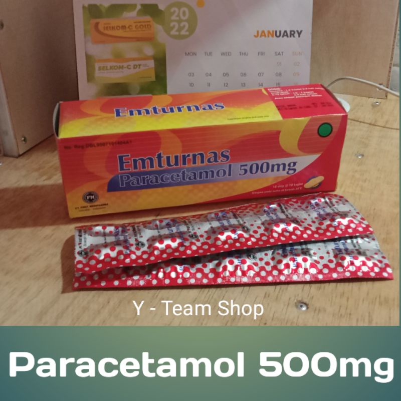 Jual Paracetamol 500mg/Emturnas 500mg | Shopee Indonesia
