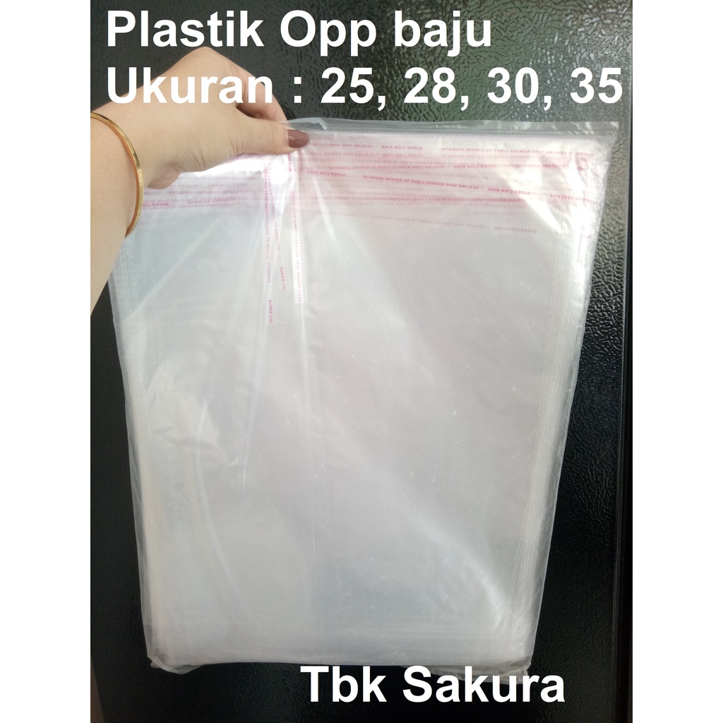 Jual plastik Opp Baju isi 100 plastik baju | Shopee Indonesia
