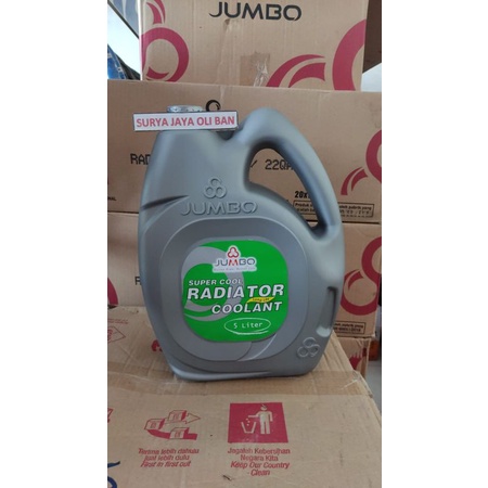 Jual Air Radiator Jumbo Radiator Coolant 5 Liter Asli / Coolant ...
