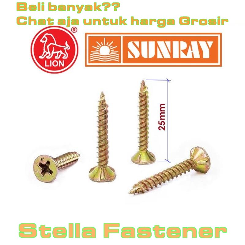 Jual 50 pcs #6x1 Sekrup GRC / Cement Board Screw / kalsiboard Grosir ...