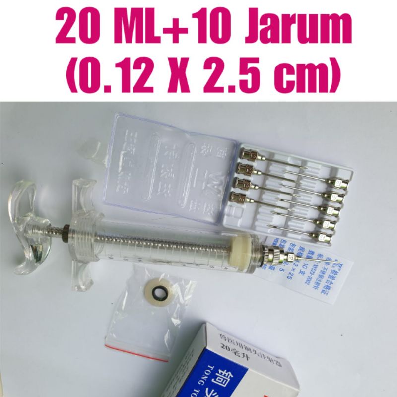 Jual suntikan sapi 20ml jarum suntik hewan peternakan kambing domba ...