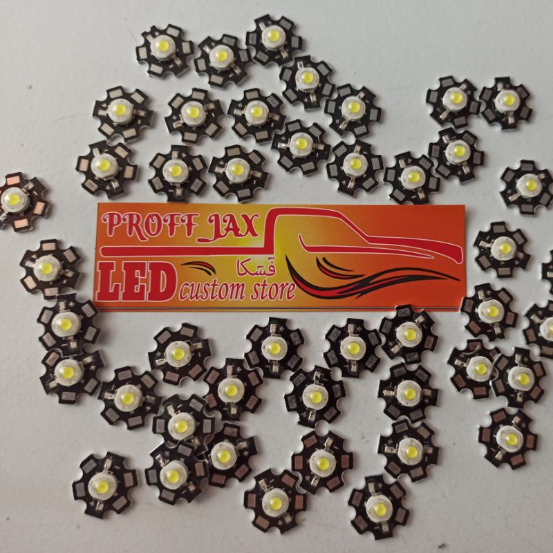 Jual LED HPL 1 watt + headsink warna | Shopee Indonesia