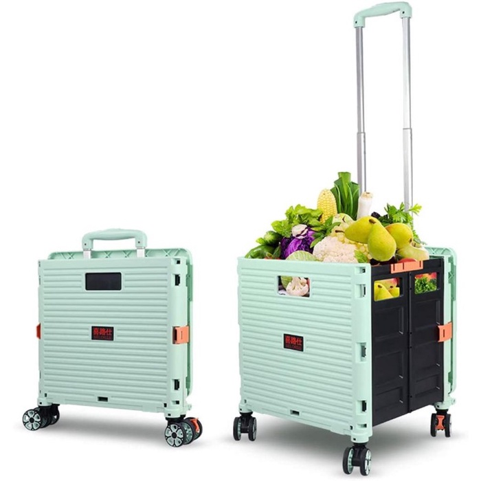 Jual Keranjang lipat Box koper box belanja troley troli Trolley lipat ...