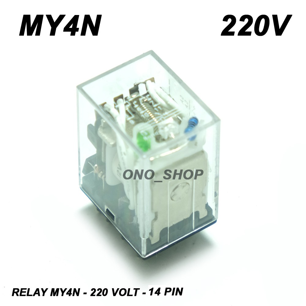 Jual Relay MY4N - 220 Volt - 14 Pin - RRT | Shopee Indonesia