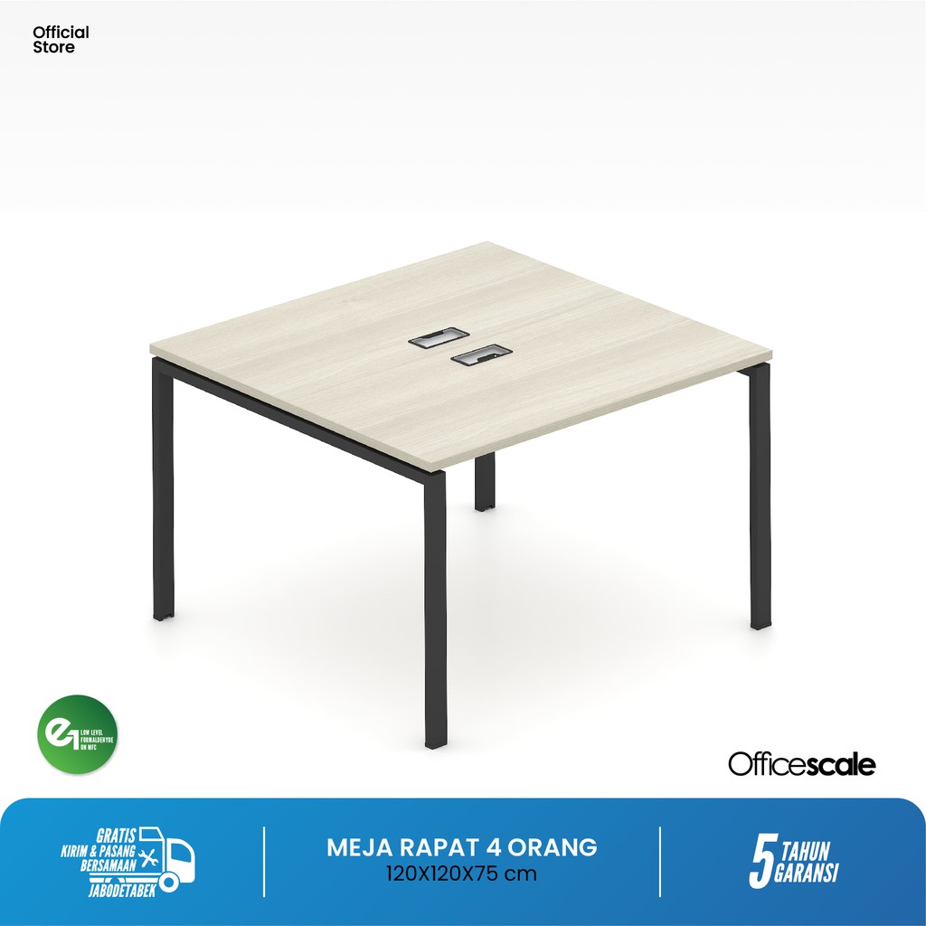 Jual Officescale Meja Rapat I Meja Meeting 4 Orang | Shopee Indonesia