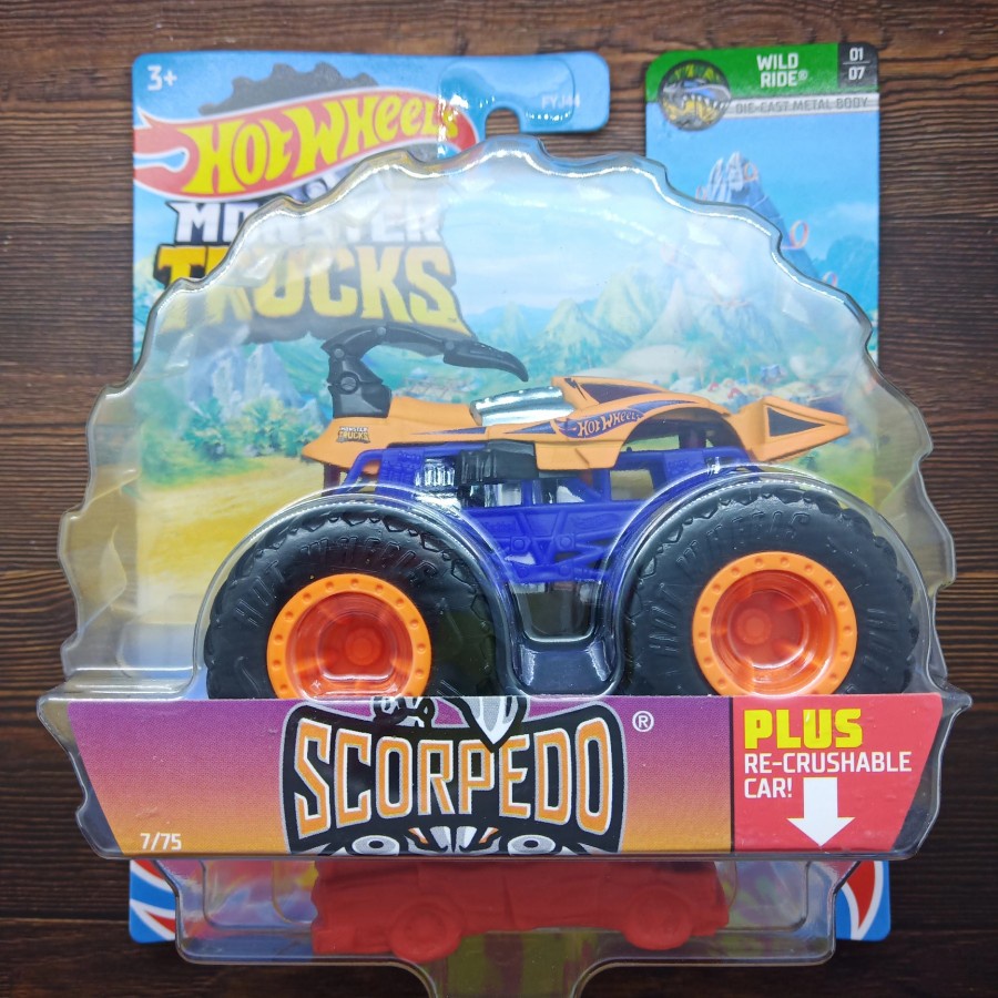 Jual HOT WHEELS MONSTER TRUCK SCORPEDO KALAJENGKING CHEVY CAMARO ...