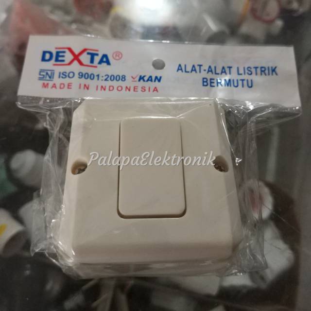 Jual Saklar Engkel OB Tunggal Timbul Dexta / Omi | Shopee Indonesia