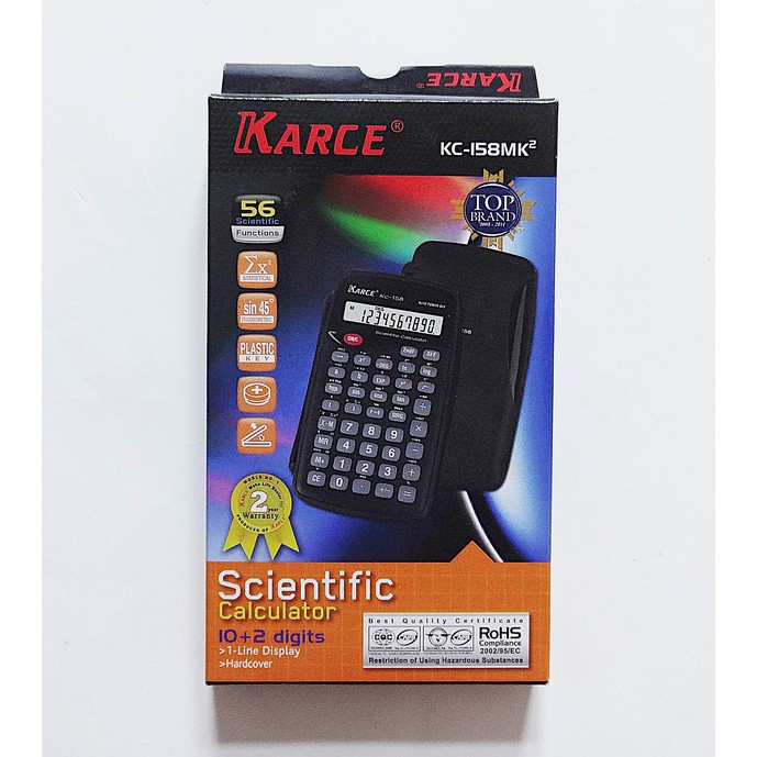 Jual SCIENTIFIC CALCULATOR / KALKULATOR ILMIAH MERK KARCE | Shopee ...