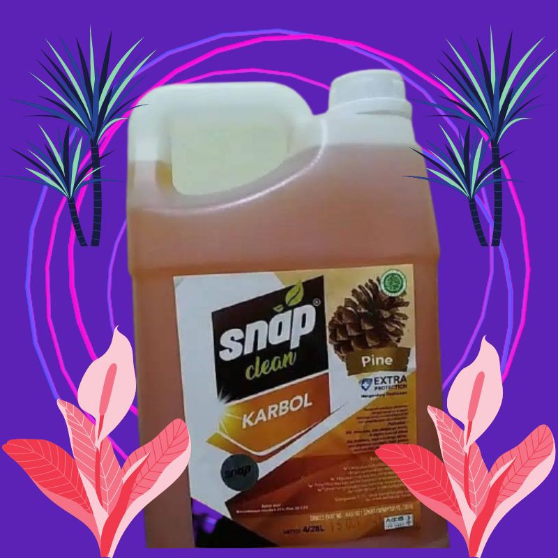 Jual Snap Clean Karbol Pine 4 liter | Shopee Indonesia