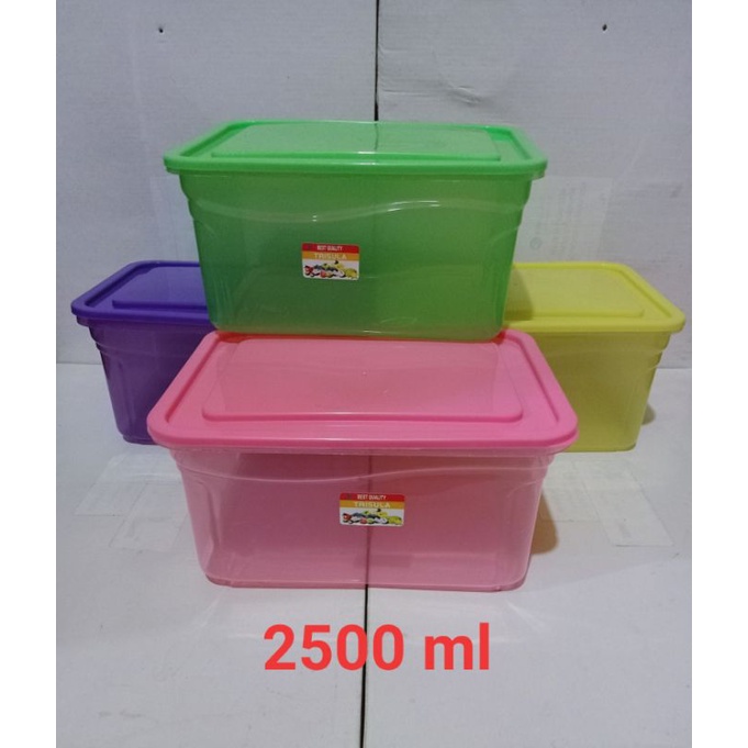 Jual Toples Segi/kotak warna 2500 ml | Shopee Indonesia