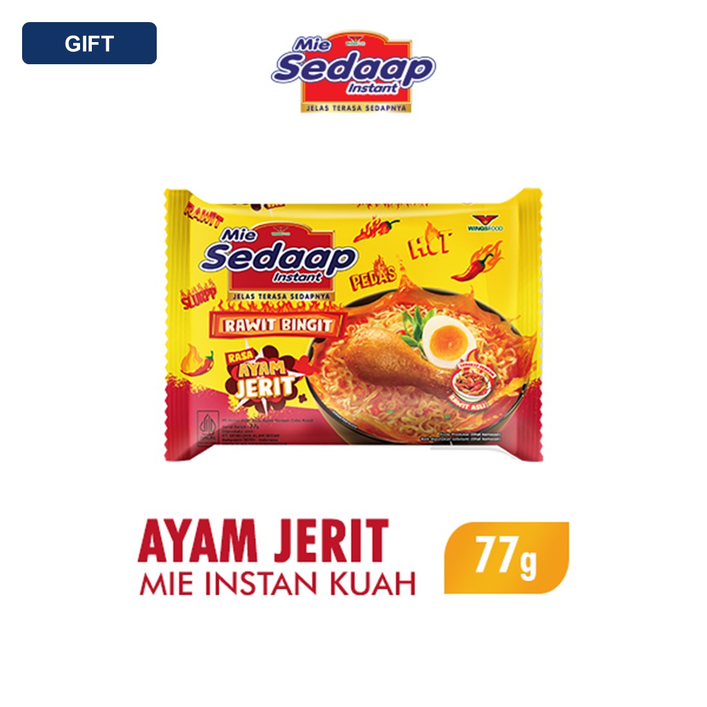 Jual [Gift] Sedaap Mie Instan Ayam Jerit 77gr | Shopee Indonesia