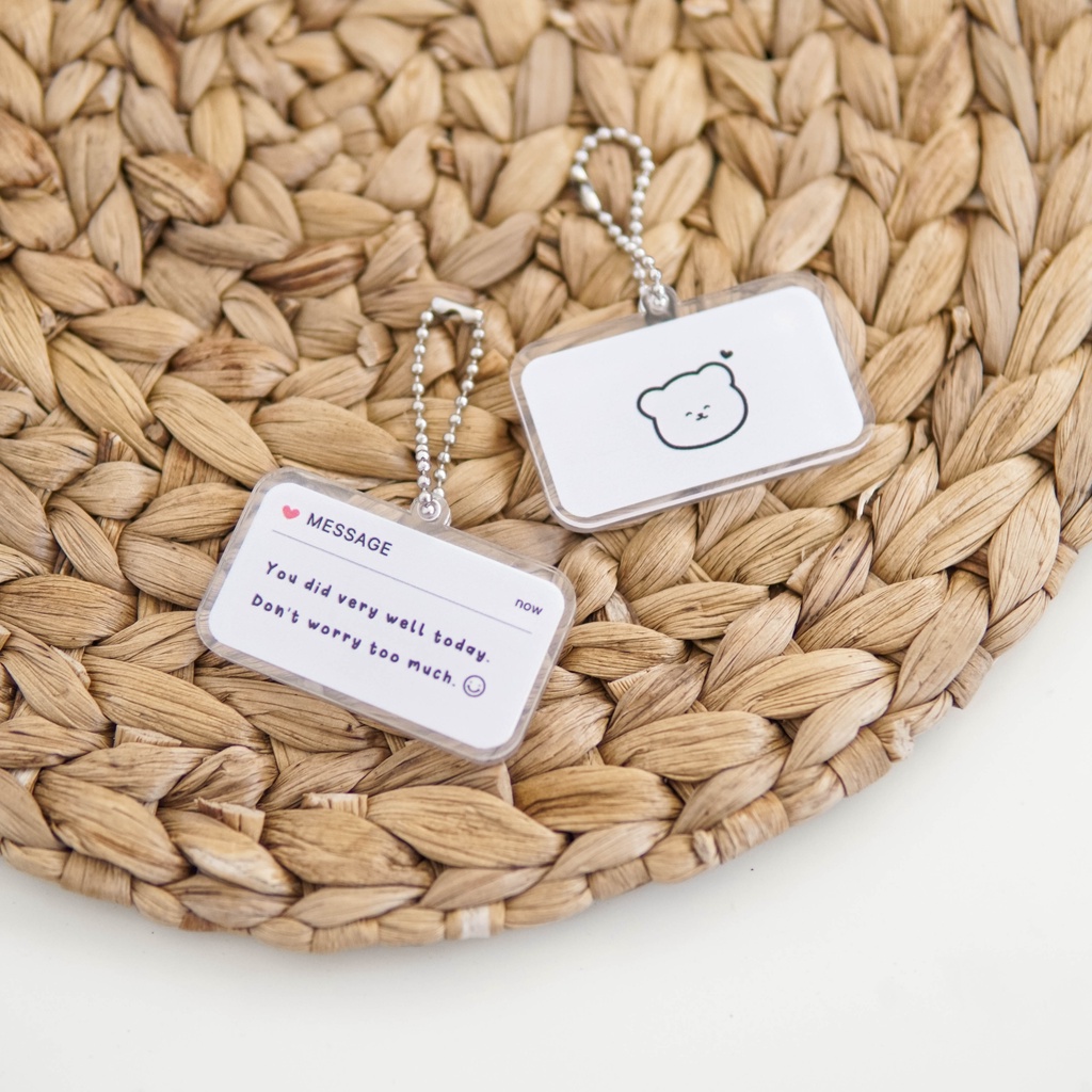 Jual Reminder Keychain / Gantungan Kunci Akrilik Tumbler / Motivation ...