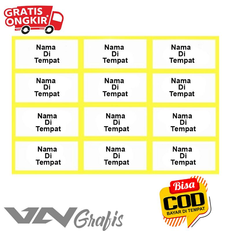 Jual LABEL UNDANGAN KETIK CUSTOM | Shopee Indonesia