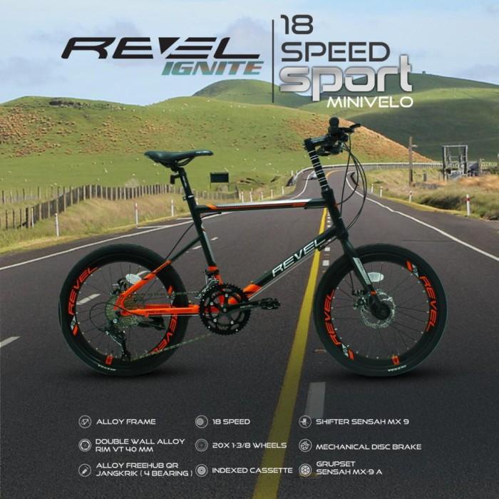 Jual Sepeda | Sepeda Mini Velo Revel Ignite 18 Speed Sport | Shopee ...