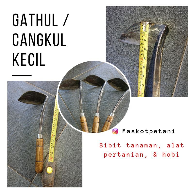 Jual Alat pertanian koret rumput / Gathul / Cangkul Kecil dari Baja Per ...