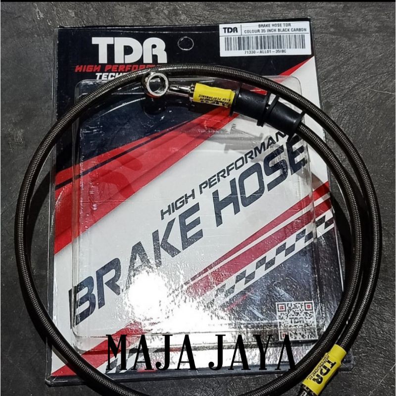 Jual Selang Rem Tdr 92/45 CM Hitam Karbon Original Thailand | Shopee ...