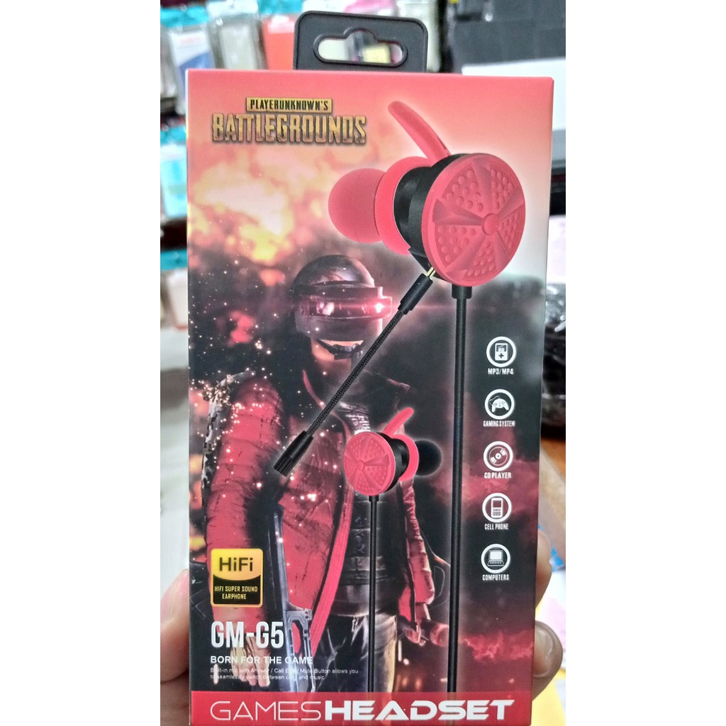 Jual GAMES GM - G3, G4, G5 PLAYERUNKNOWN'S BATTLEGROUNDS HEADSET ...
