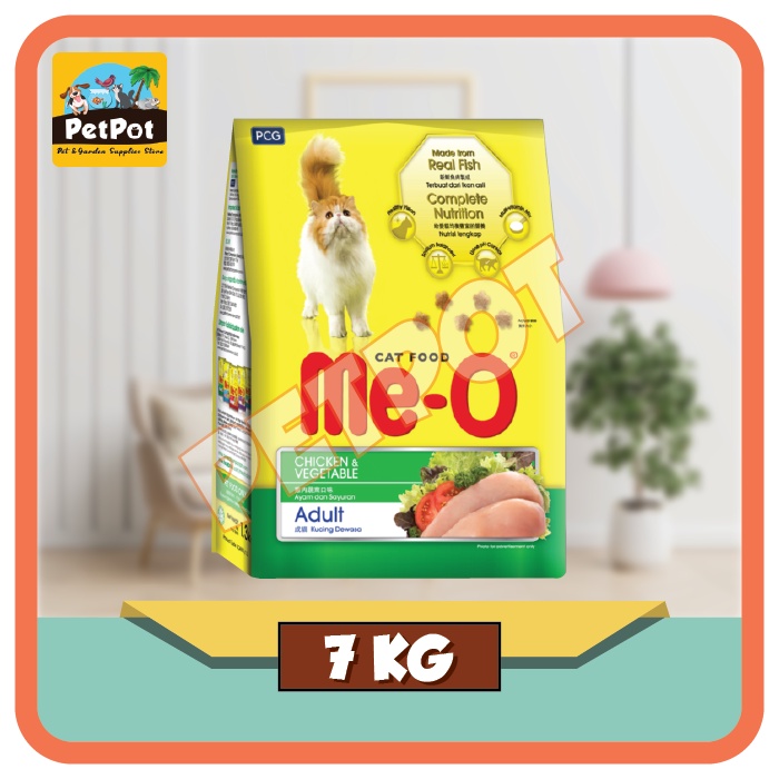 Jual Makanan Kucing Meo Adult Chicken & Vegetable 7 Kg | Shopee Indonesia