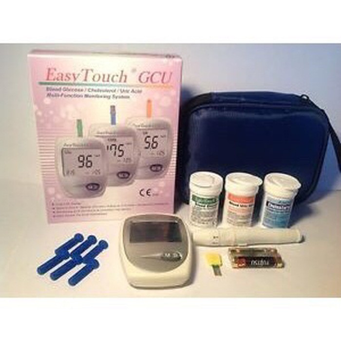 Jual EASY TOUCH GCU 3 in 1 EASYTOUCH ALAT TEST GULA KOLESTEROL ASAM ...