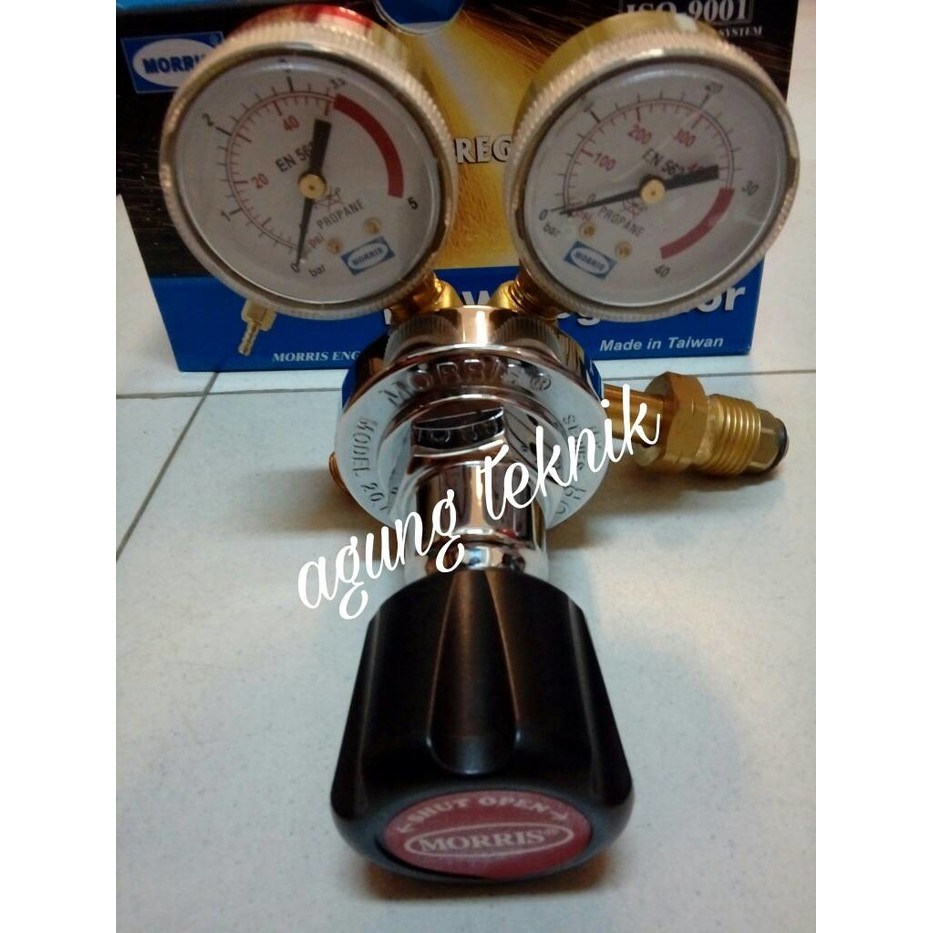Jual Regulator gas LPG MORRIS elpiji propane regulator oksigen O2 ...