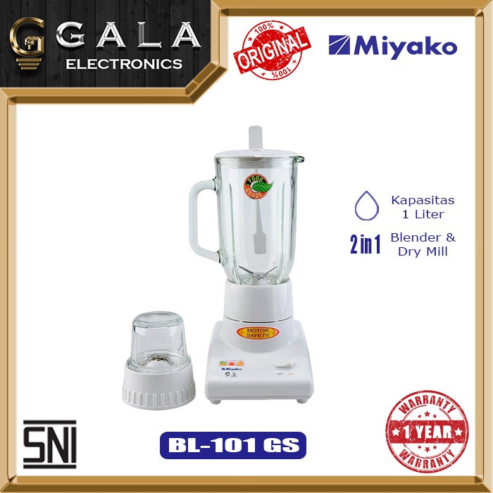 Jual BLENDER MIYAKO BL 101 GS Gelas (1 Liter) | Shopee Indonesia