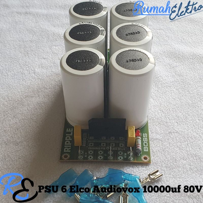 Jual Kit PSU 6 Elco Audiovox 10000uf 80V Dioda Sisir | Shopee Indonesia