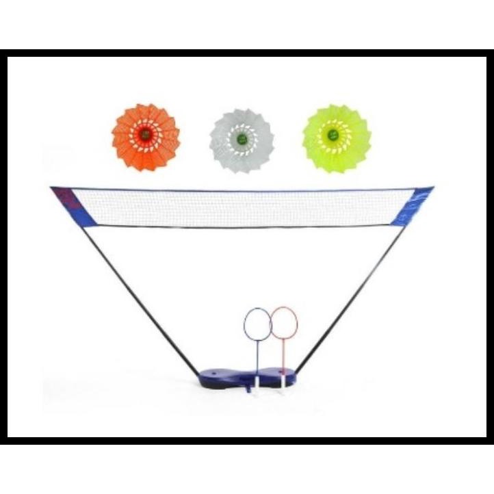 Jual Net Badmintoon Anak Dan Dewasa 3M Net Tenis Easy Set Raket Dan Kok ...