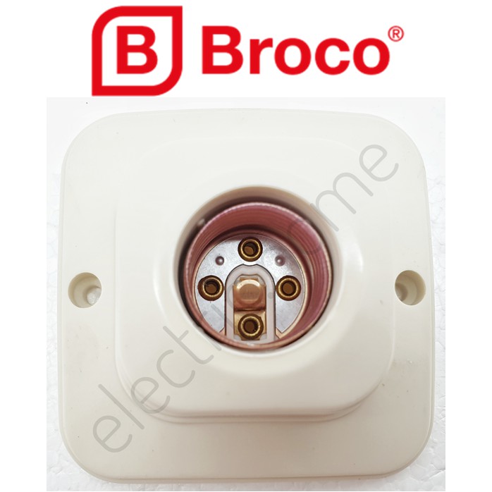 Jual BROCO FITTING PLAFON OVAL 1211 - CEILING LAMP HOLDER | Shopee ...