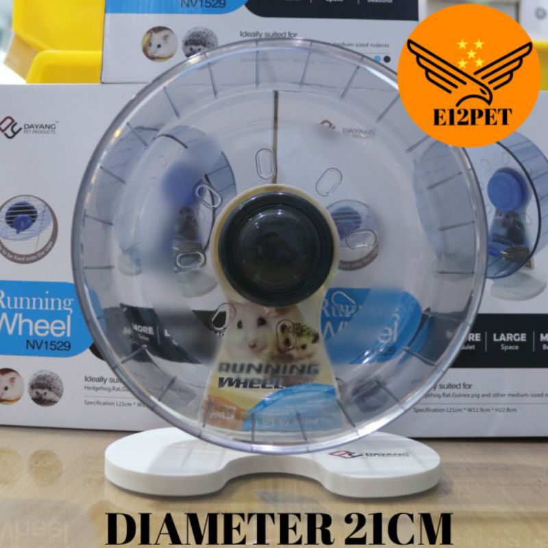 Jual Running Wheel / Jogging Wheel Large D 21cm Hamster Landak Mini ...