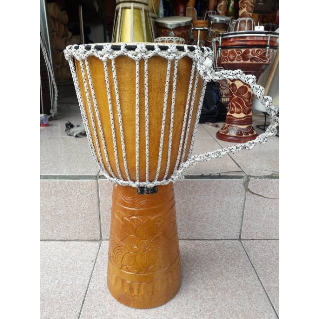 Jual alat musik jimbe djembe reggae T50cm D24cm ukir super | Shopee ...
