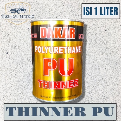 Jual Thinner dakar polyurethane thinner pu isi 1 liter | Shopee Indonesia