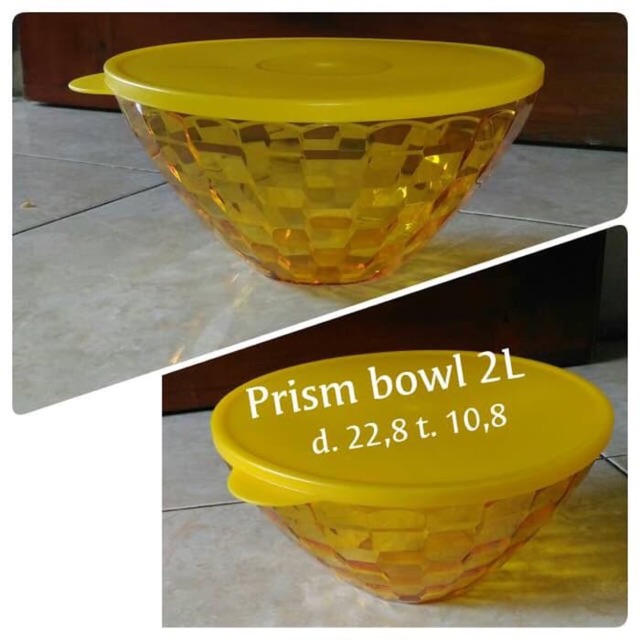 Jual Prism Bowl Tupperware(1pc) 2L | Shopee Indonesia