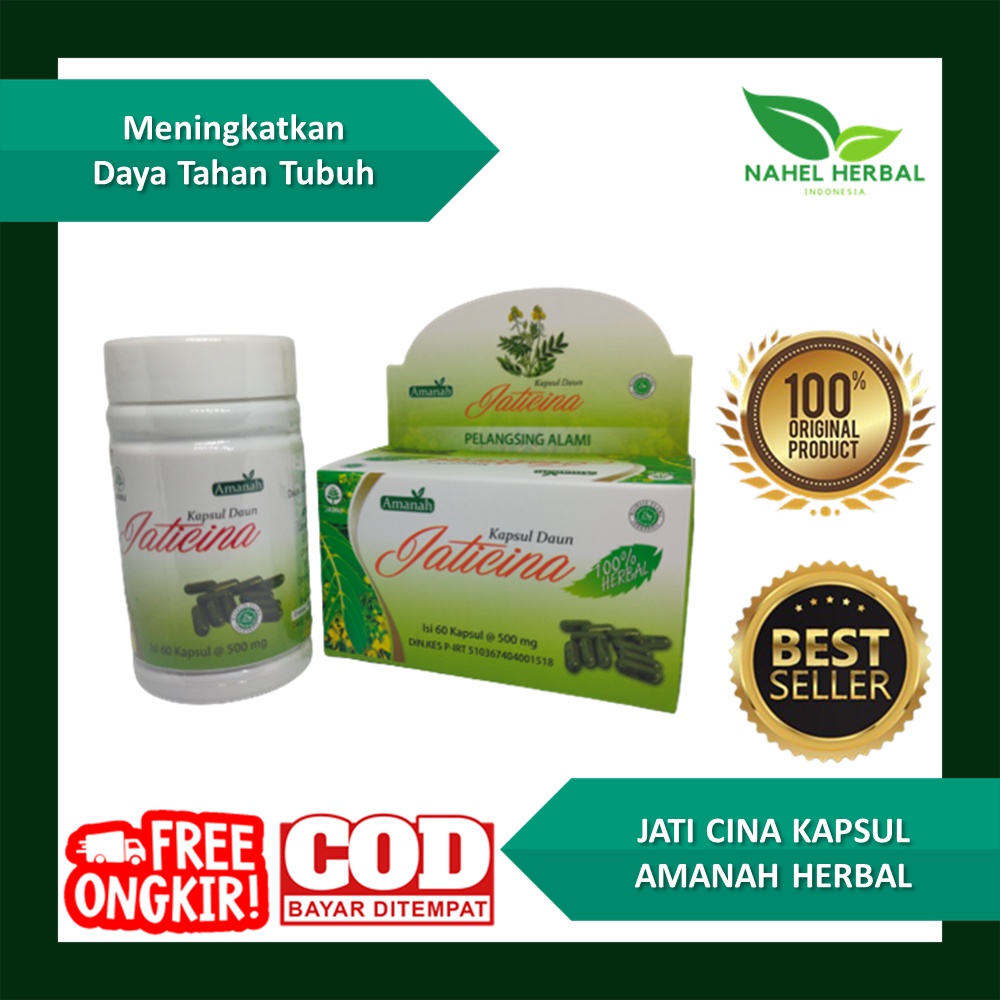 Jual Alami Kapsul Pelangsing Badan Daun Jati Cina Original 100% BPOM ...