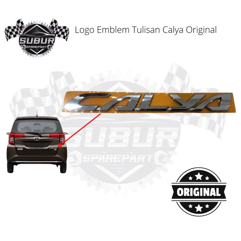 Jual Logo Emblem Tulisan Calya Original | Shopee Indonesia