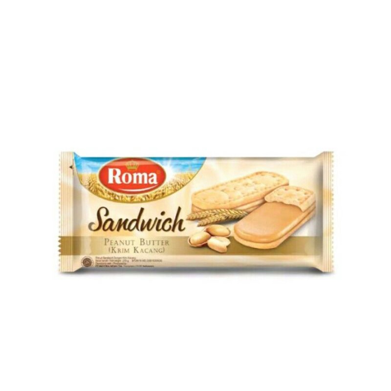Jual Roma Sandwich Coklat / Roma Sandwichi Peanut kacang / Roma ...