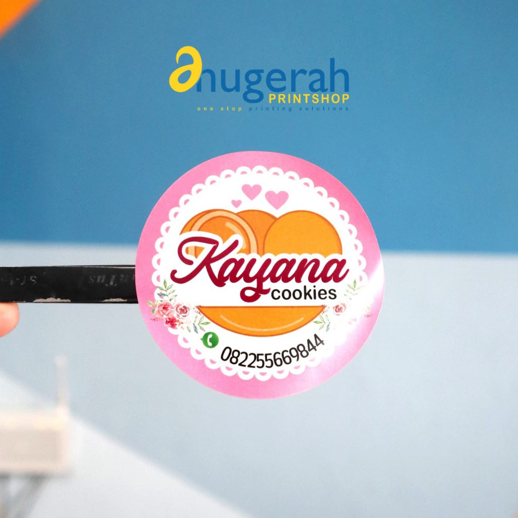 Jual Cetak Stiker Label Bulat - Print Label Produk Kemasan Kromo A3 ...