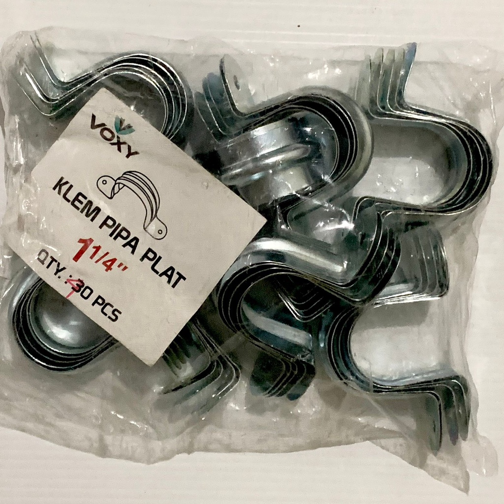 Jual [40PCS] Klem Pipa Plat Seng Clamp Omega Besi UCP VOXY 1 1/4 ...