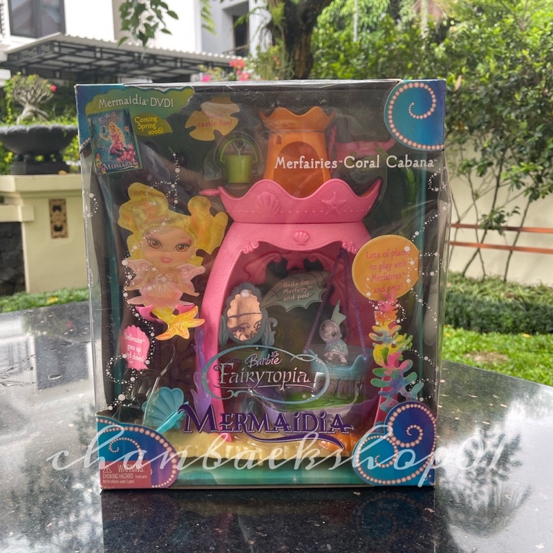 Jual Barbie Fairtopia Mermaidia [Merfairies Coral Cabana] | Shopee ...