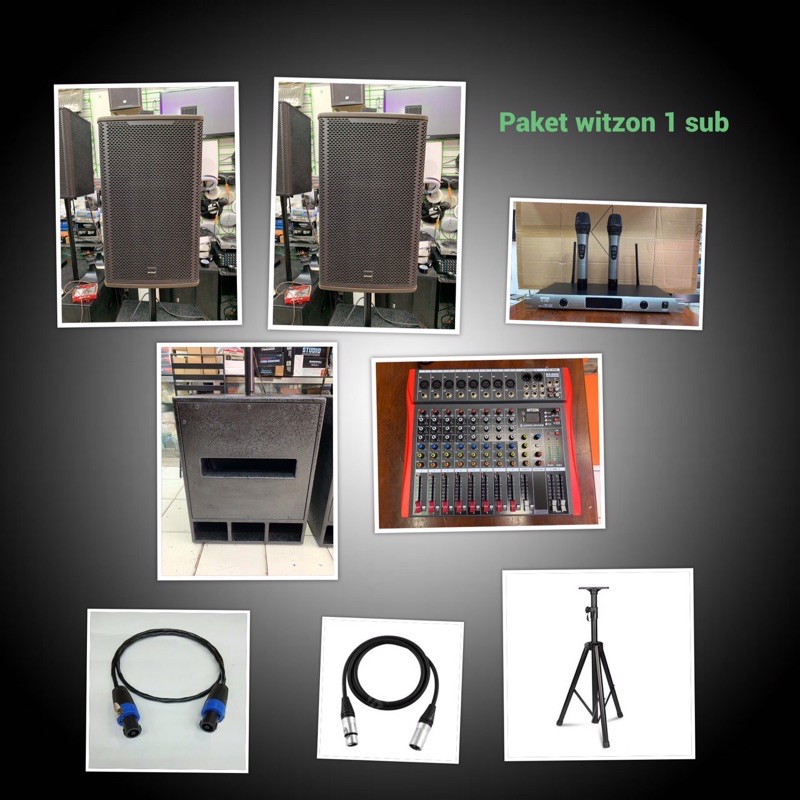 Jual paket soundsystem witzon wz 12 a sub | Shopee Indonesia