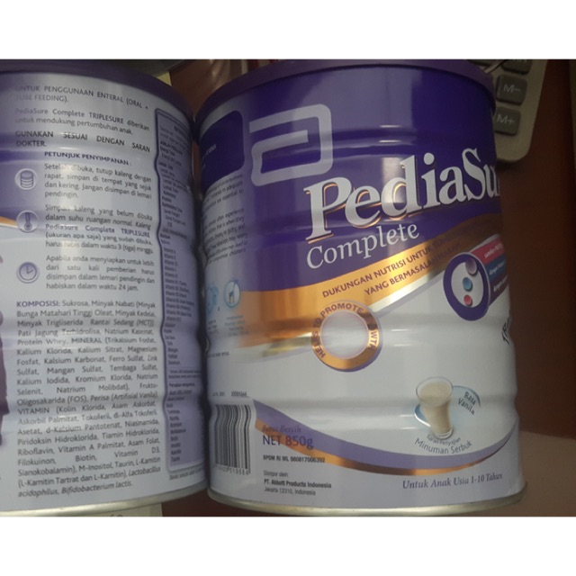 Jual Pediasure Complete Vanila 850gr | Shopee Indonesia