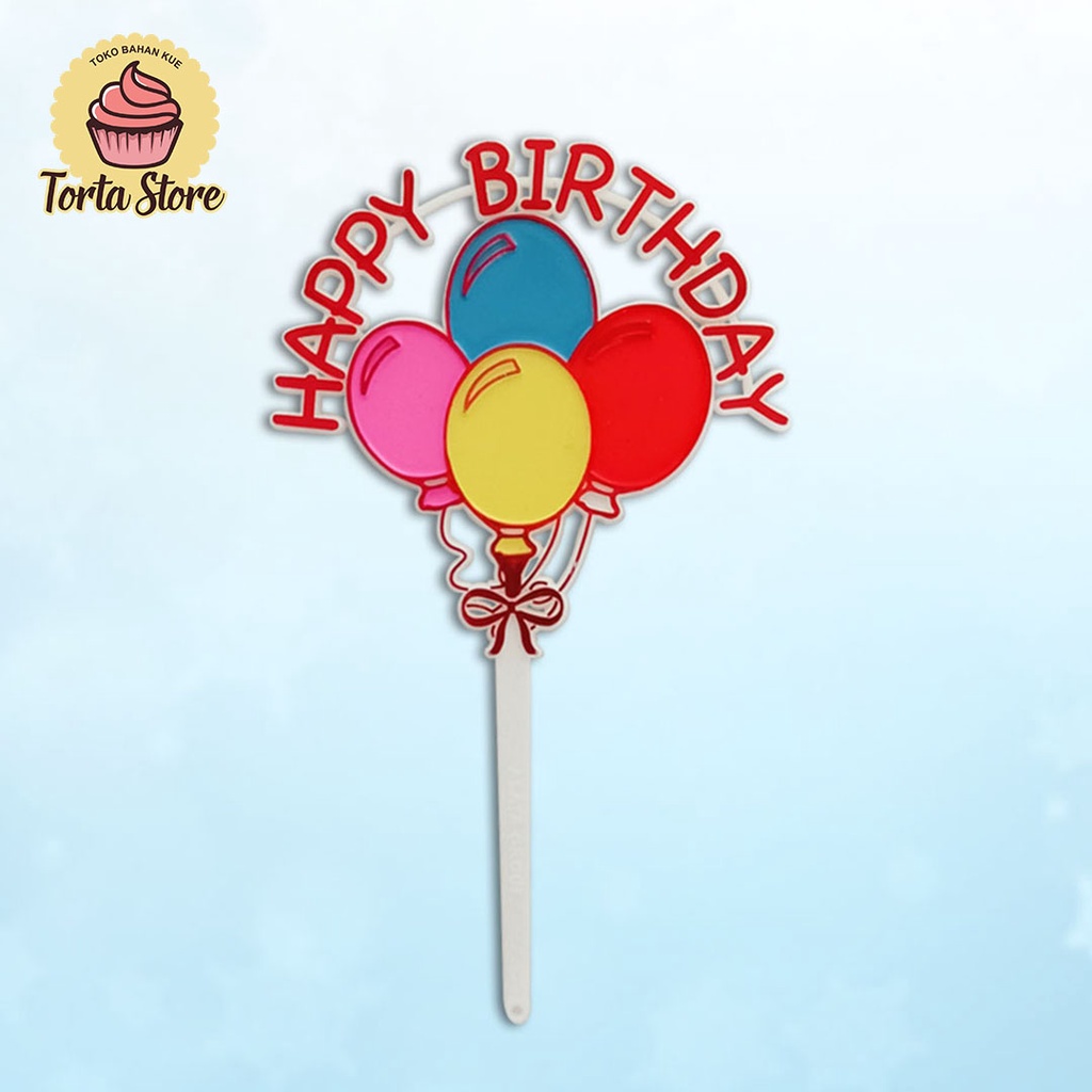 Jual Topper Cake Ulangtahun Topper Cake Happy Birthday Topper HBD ...