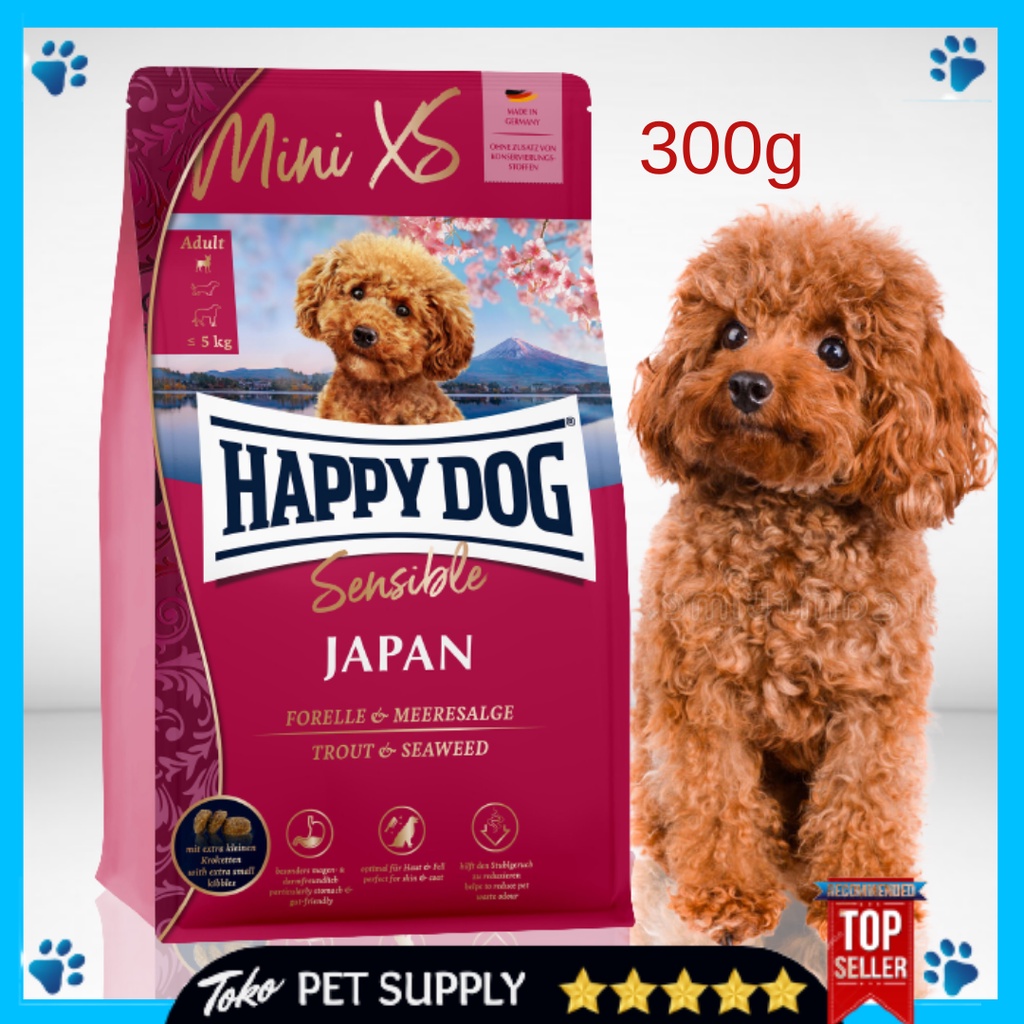 Jual HAPPY DOG SENSIBLE JAPAN MINI XS 300GR MAKANAN ANJING RAS KECIL ...