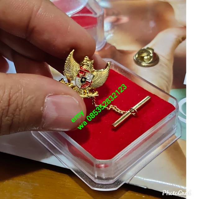 Jual Pin kerah Garuda rantai | Shopee Indonesia