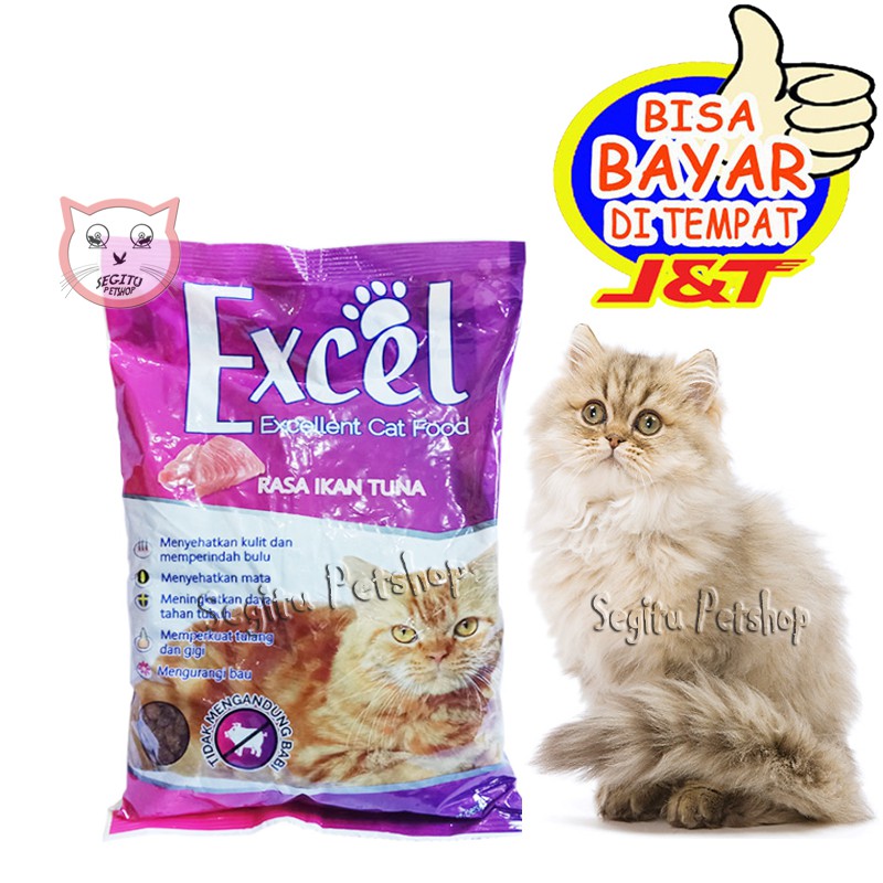 Jual MAKANAN KUCING ANGGORA PERSIA MAKANAN KUCING MURAH EXCEL 500GR ...