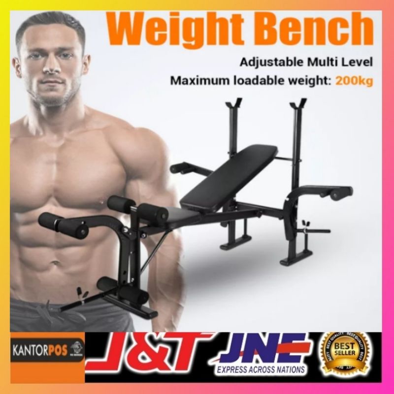 Jual bench press(original)bench press-alat angkat beban-adjustsble ...