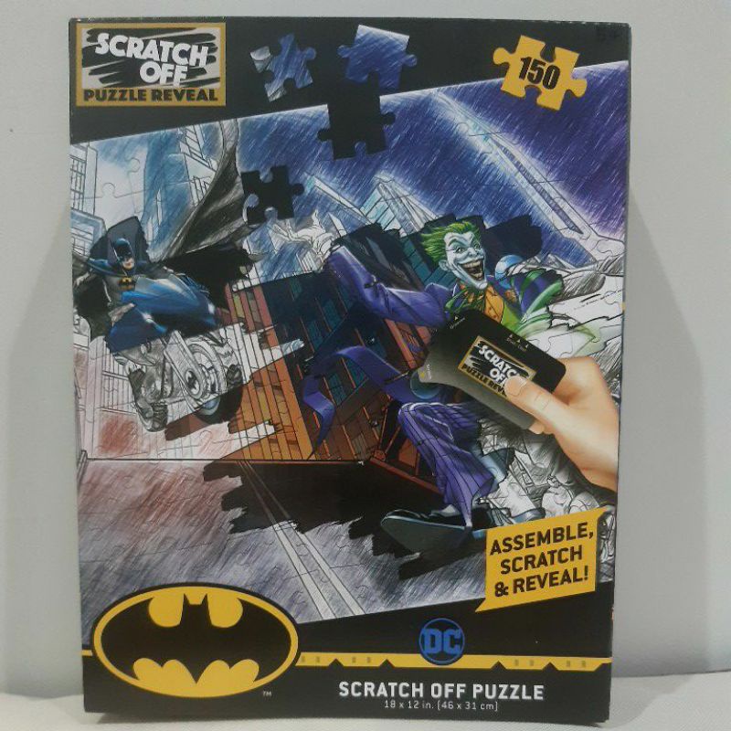 Jual DC Scratch Off Puzzle - Batman VS Joker (150pcs) | Shopee Indonesia