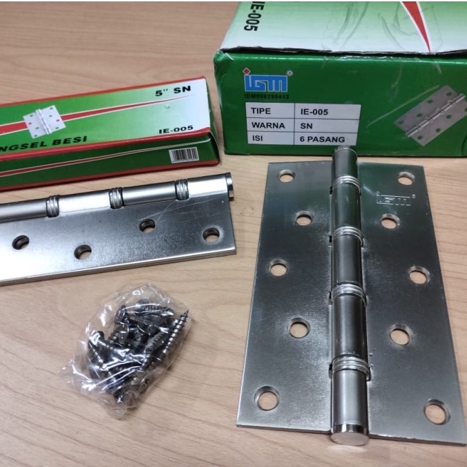 Jual ENGSEL TEBAL BESI 5" SN/ENGSEL PINTU JENDELA KUSEN KANDANG ...
