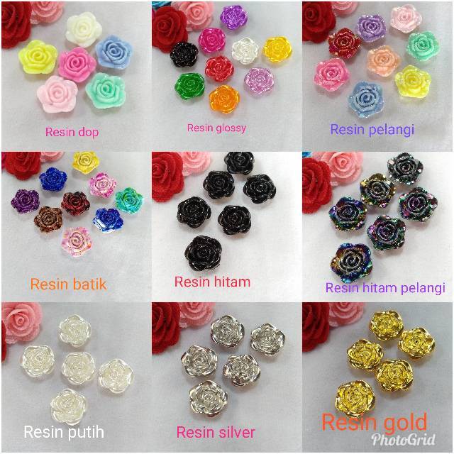 Jual Mote Mawar (12pcs) | Shopee Indonesia
