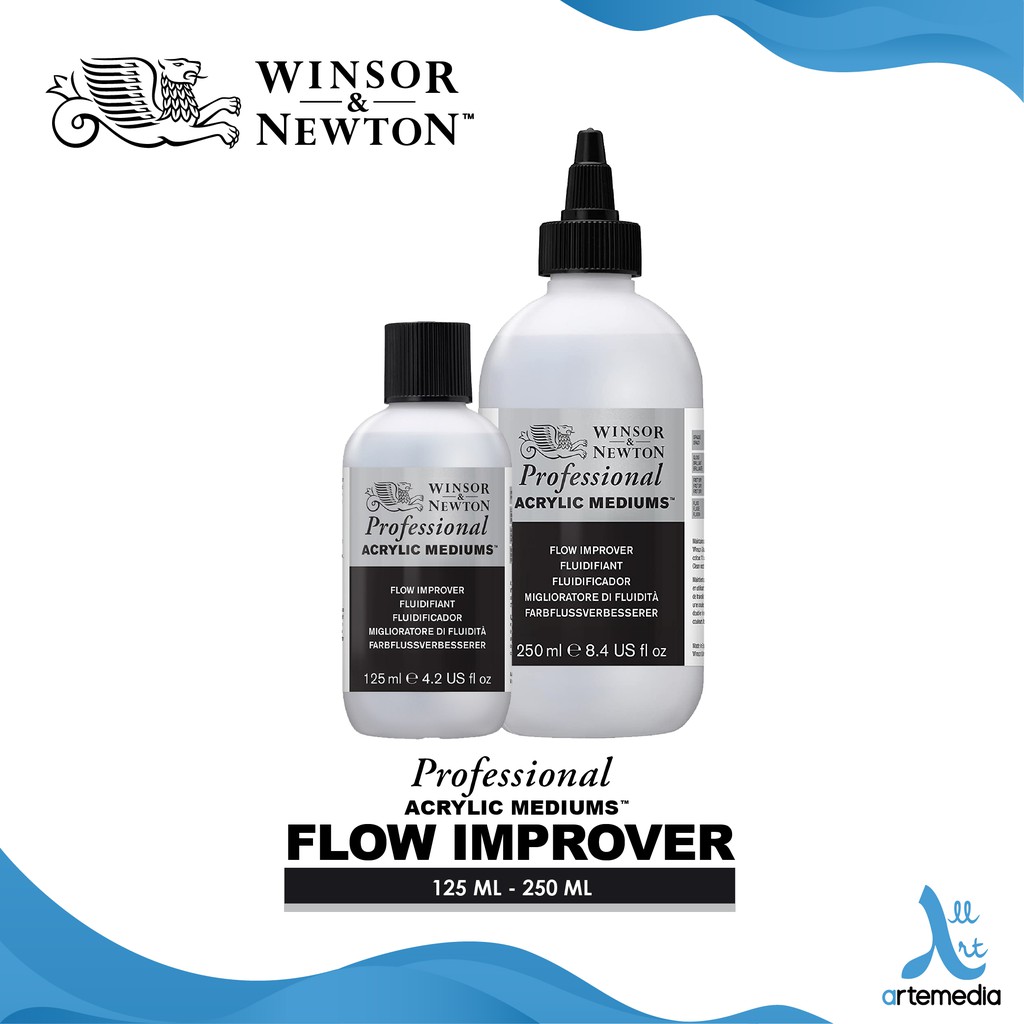 Jual Winsor & Newton Professional Acrylic Flow Improver Medium Blending ...