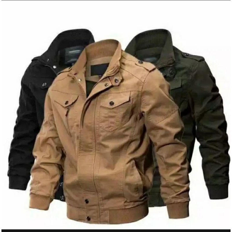 Jual JAKET ARMY PRIA CASUAL PREMIUM / JAKET COWOK ARMY ABRI LORENG ...